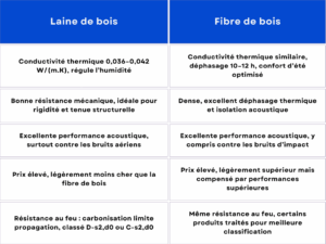 Laine de bois ou fibre de bois : Quel isolant choisir